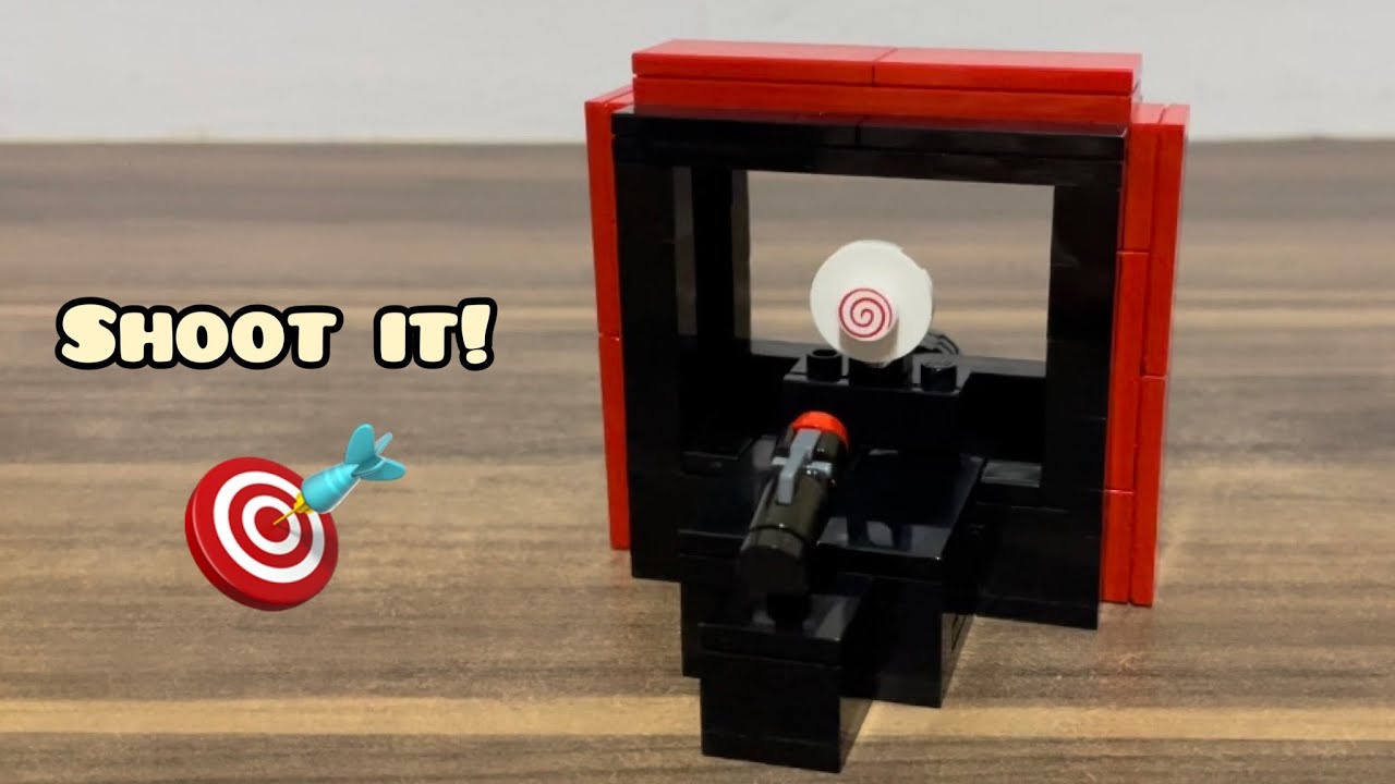 How To Build A Working Lego Shooting Gallery Game - YouTube
