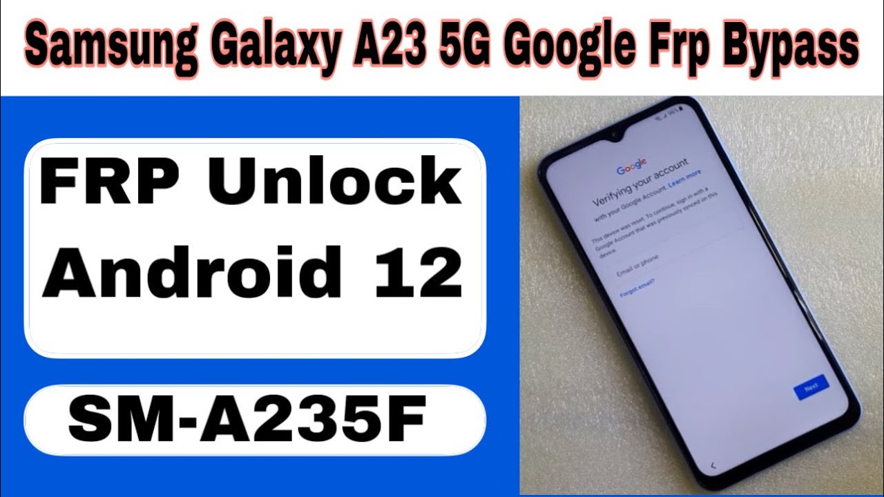 Samsung A23 5G google Frp Bypass(SM-A235F)#samsungA23googlefrpbypass# ...