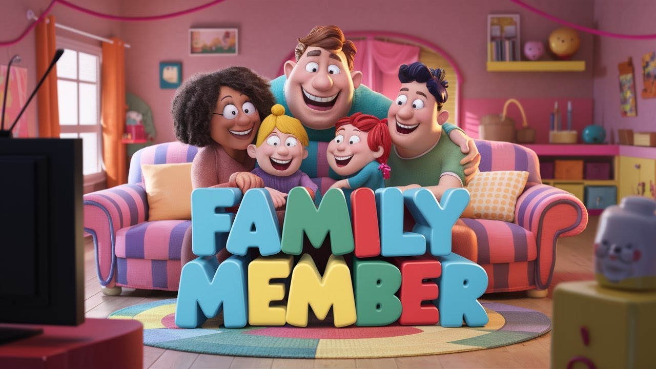 Kids Song Family Members | Fun And Educational Kids Songs | Sing-Along ...