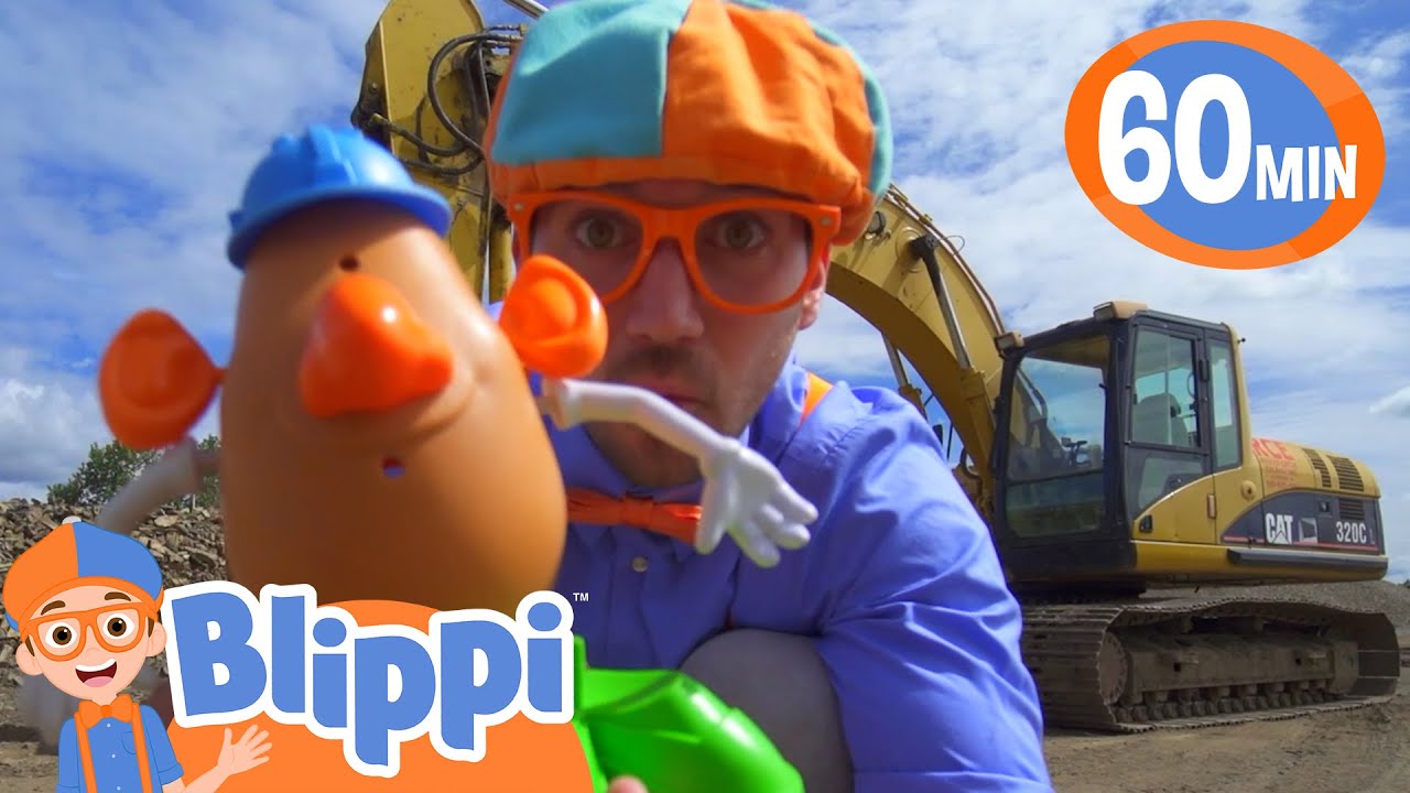Blippi Visits a Farm and Finds Potato Heads | Fun with Blippi! | Blippi ...