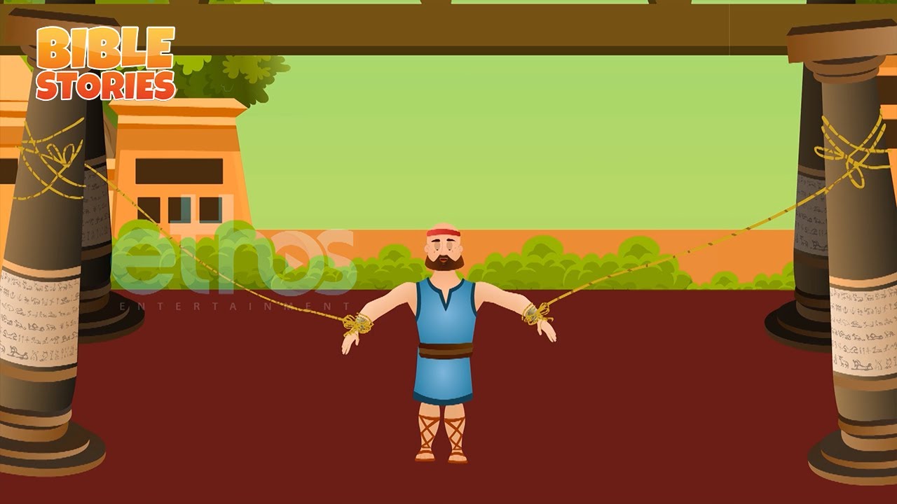God granted Samson his revenge! | Bible Stories for kids - YouTube