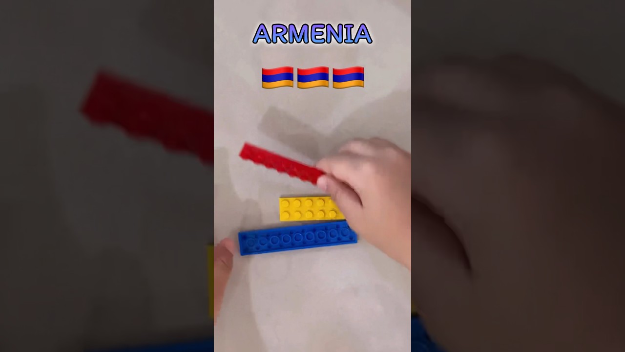 Armenia Lego Flag 🇦🇲🇦🇲#lego #armenia #flag #worldflags #ต่อเลโก้ #asia ...