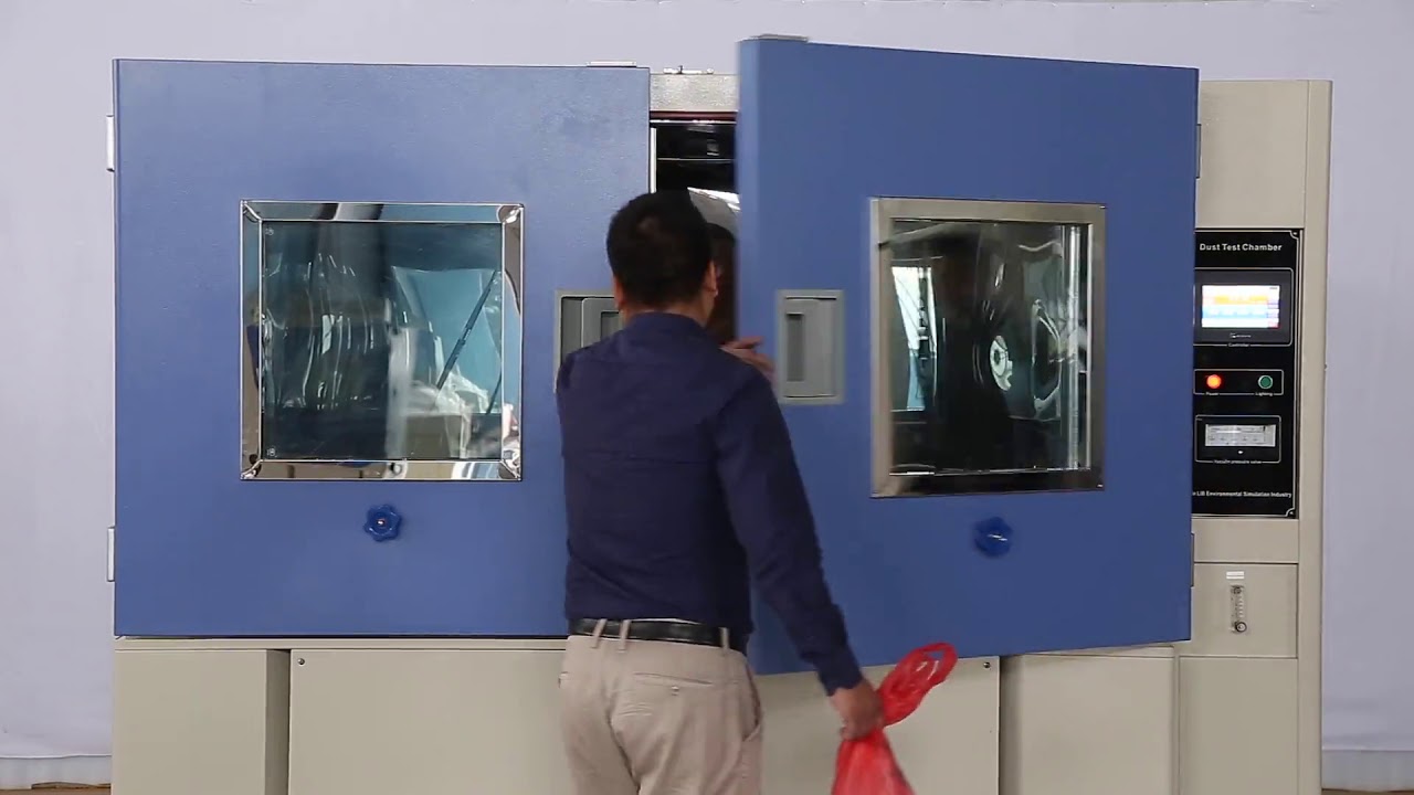 [English]Blowing sand and dust test chamber，ingress protection test ...