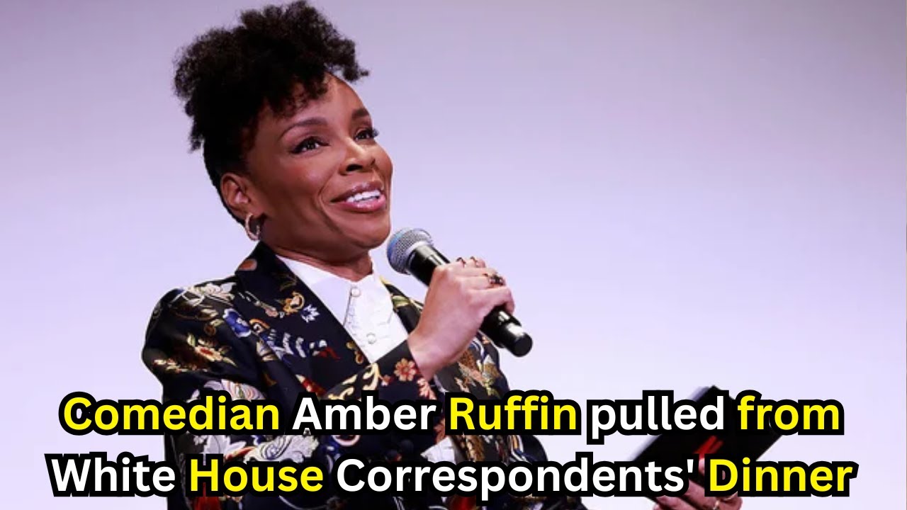 Comedian Amber Ruffin pulled from White House Correspondents' Dinner - YouTube
