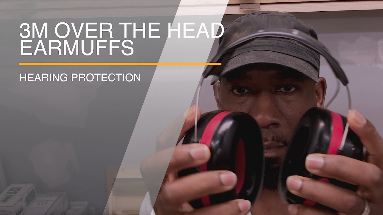 3M Over the Head Hearing Protection Ear Muff - YouTube