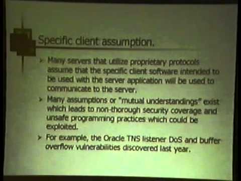 Black Hat USA 2002 - Professional Source Code Auditing - YouTube