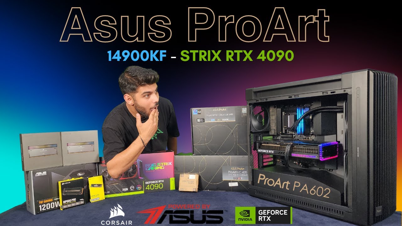 RTX 4090 ve 14900KF ile Asus ProArt Temalı Üst Düzey Bilgisayar Toplama ...