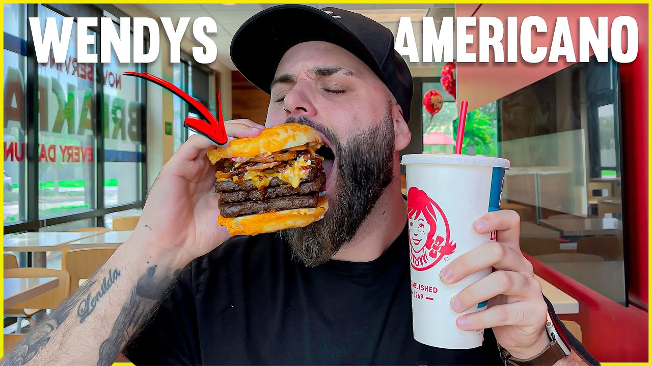 PROVANDO O WENDYS DOS ESTADOS UNIDOS | O FAST FOOD DE LANCHES FRESCOS ...