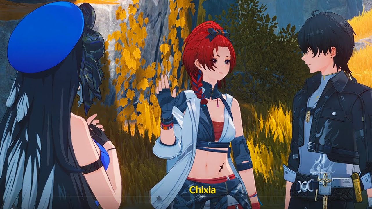 Rover Meets Chixia and Yangyang Cutscene | Wuthering Waves - YouTube