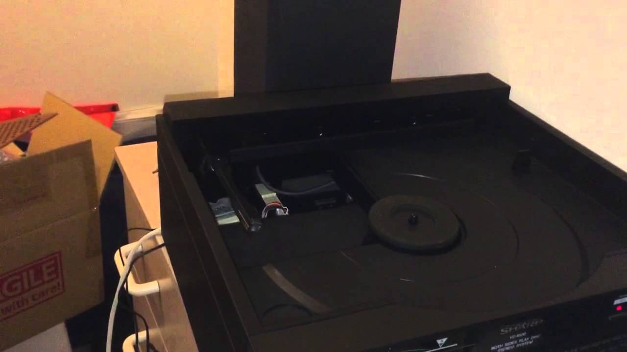Sharp VZ-1500 tonearm repair - YouTube