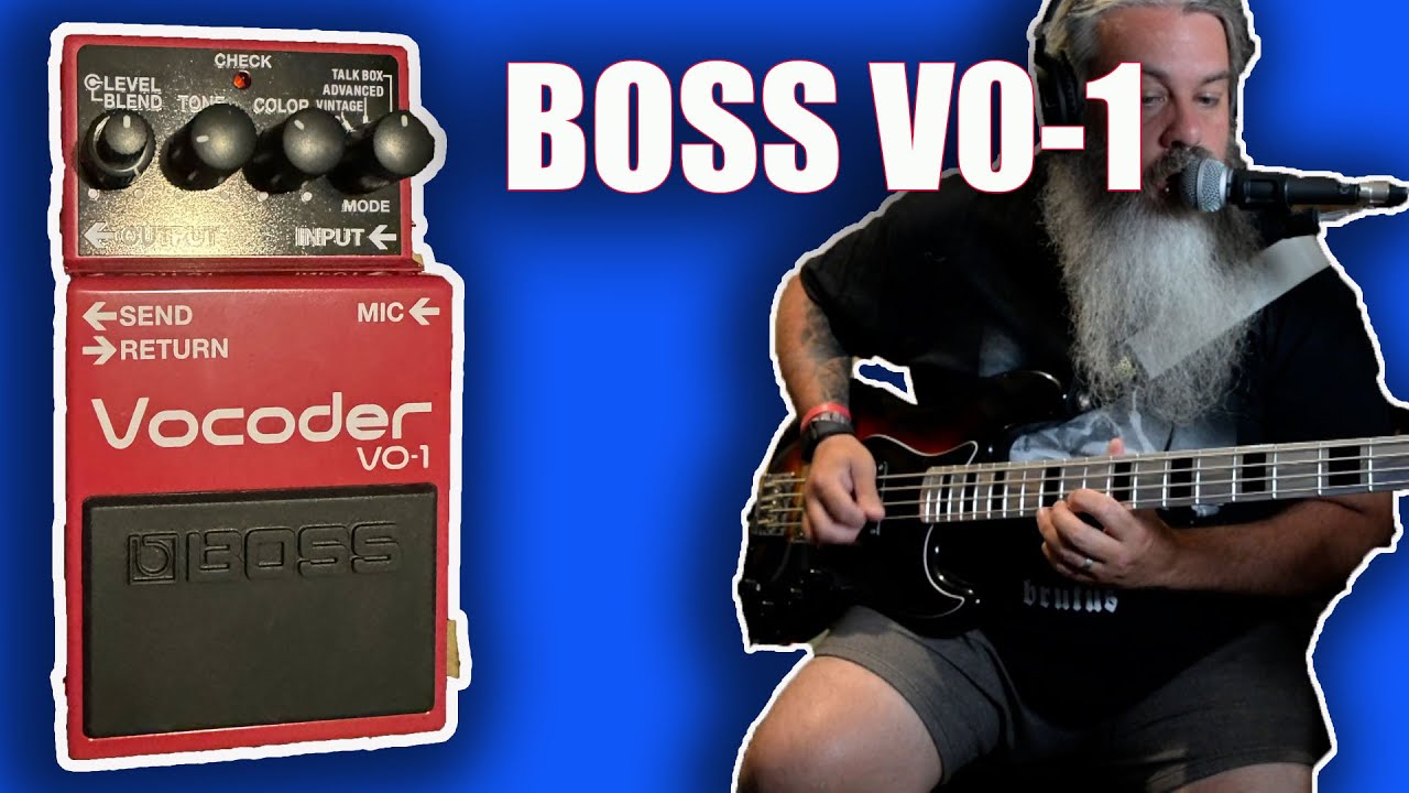 Boss V0-1 Vocoder on Bass!! - YouTube