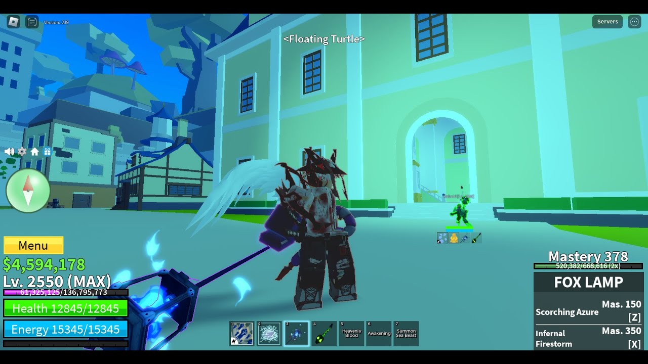 Fox lamp combo (blox fruits) - YouTube