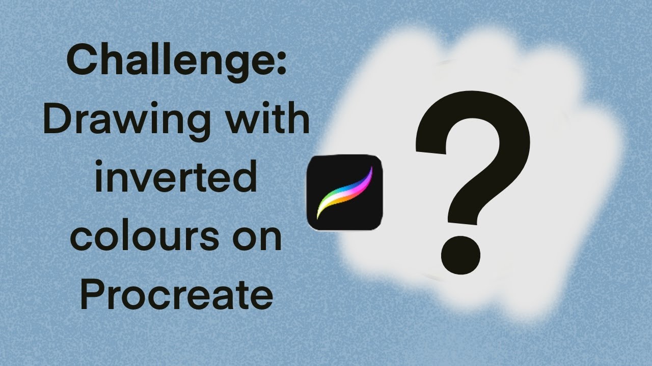 Inverted Colour Challenge // Digital Drawing in Procreate - YouTube