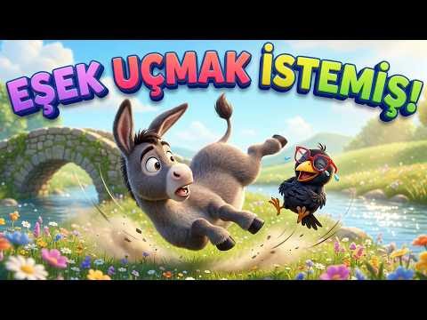 Eşek Uçmak İstemiş 🫏 Karga Ona Anlatmış | En Popüler Çocuk Şarkıları (3D Animasyon)