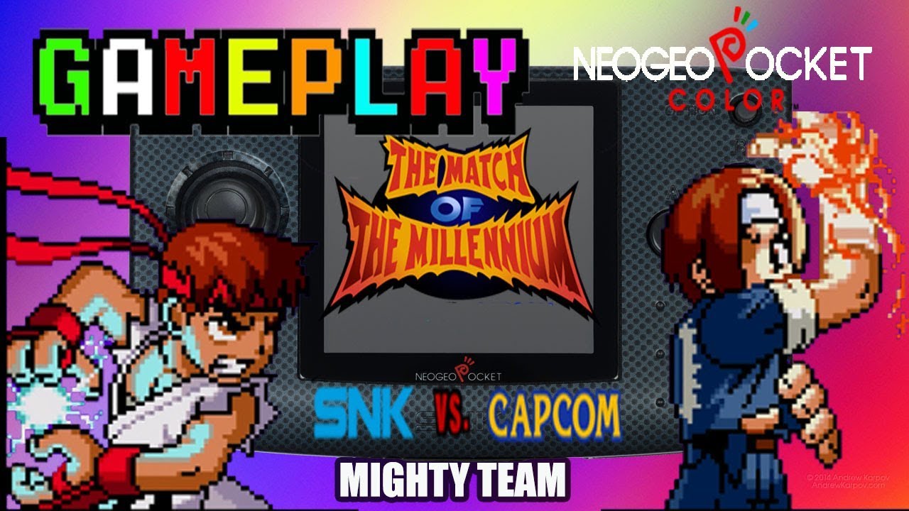SNK vs CAPCOM (Mighty Team) "Neo Geo Pocket Color Gameplay" | KX - YouTube