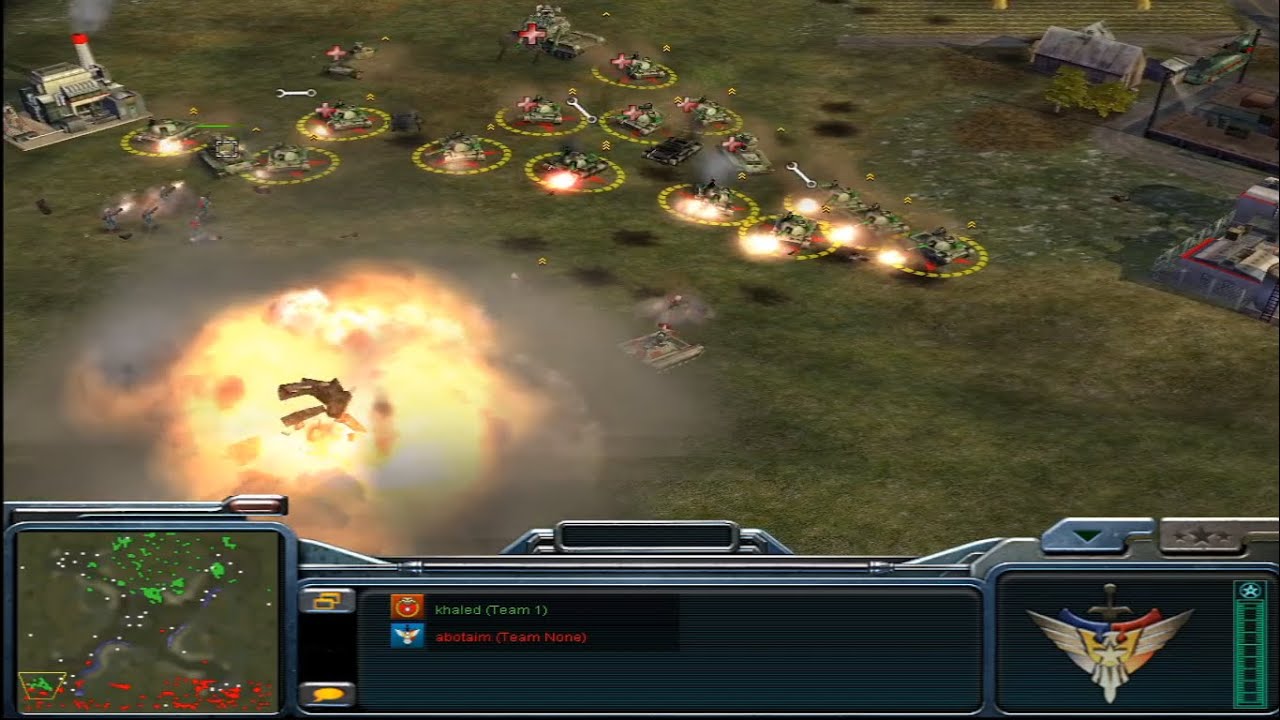 #Command and Conquer Generals Zero Hour china hardness tanks - YouTube