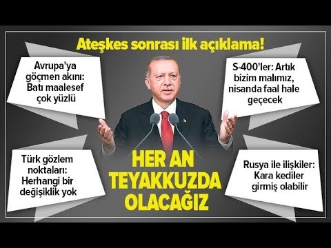 Başkan Erdoğan'dan Flaş Ateşkes Ve S-400 Açıklamaları! / A Haber | A Haber