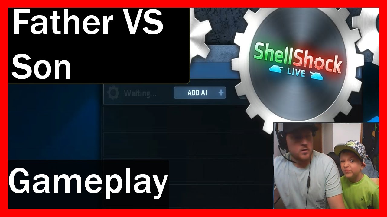 Shellshock Live Gameplay! Father VS. Son! - Kid Friendly Gaming! - YouTube