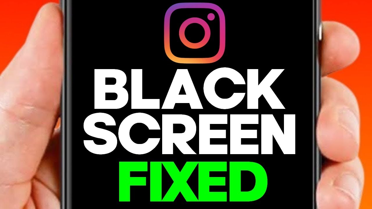 How To Fix Instagram Black Screen | Step By Step Tutorial 2023 on ...