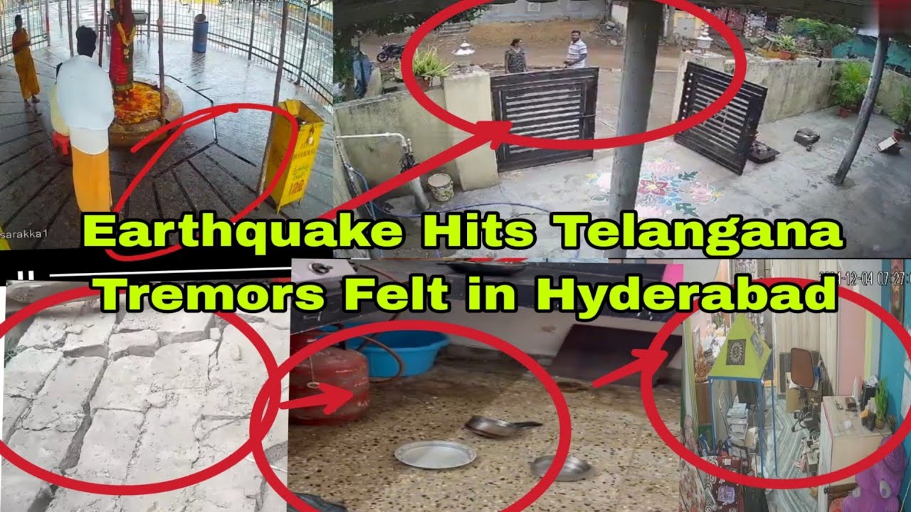 Earthquake in Telangana with felt in Hyderabad - YouTube