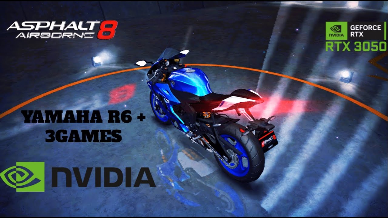 Asphalt 8 airborne || YAMAHA YZF - R6 || 60FPS || 3+ race || RTX 3050 # ...