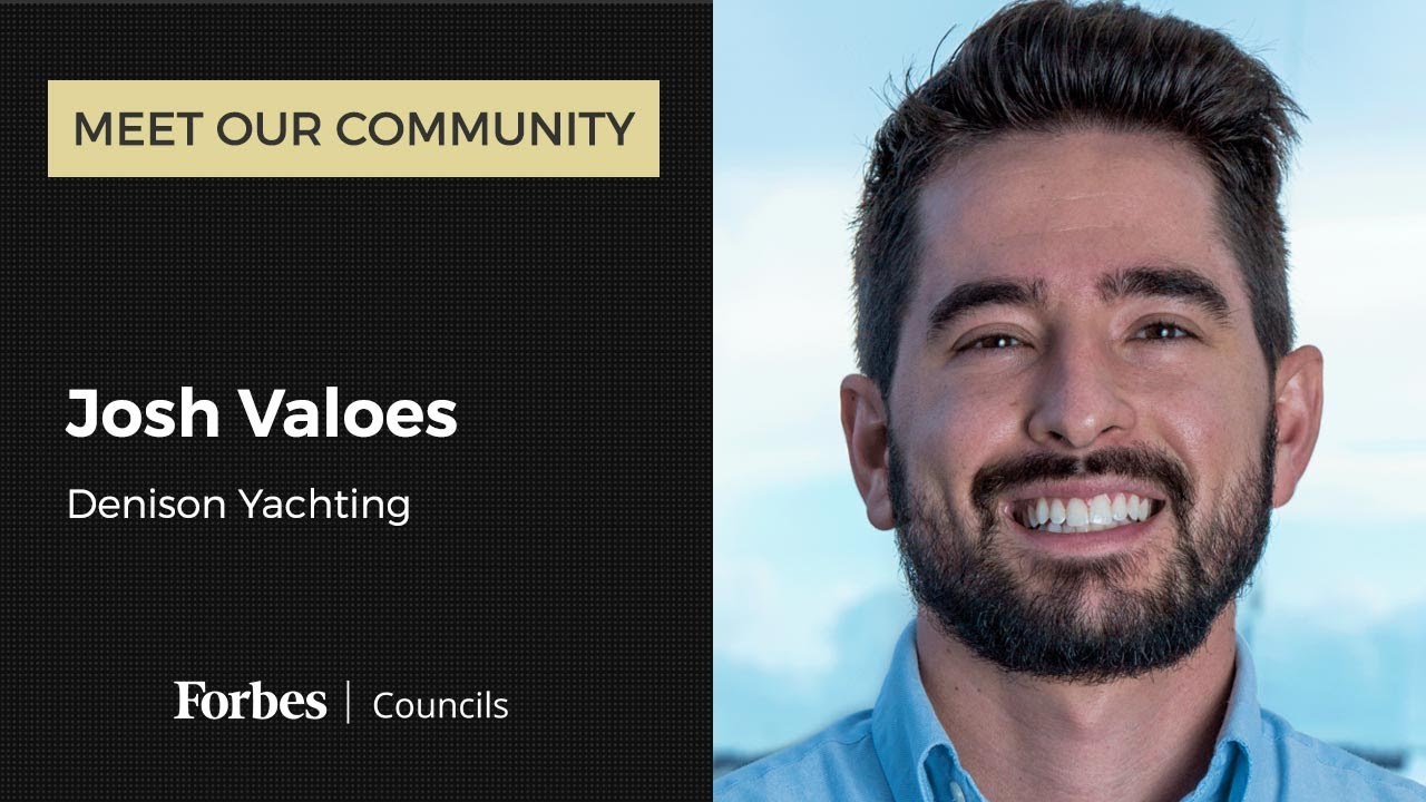 Meet Josh Valoes, Denison Yachting | Forbes Councils - YouTube