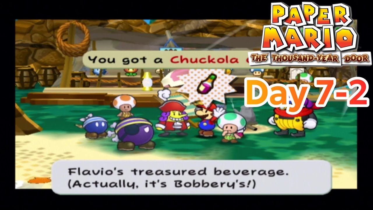 Paper Mario TTYD day 7-2: Key to pirates? Is the Cola from Bean Kingdom ...