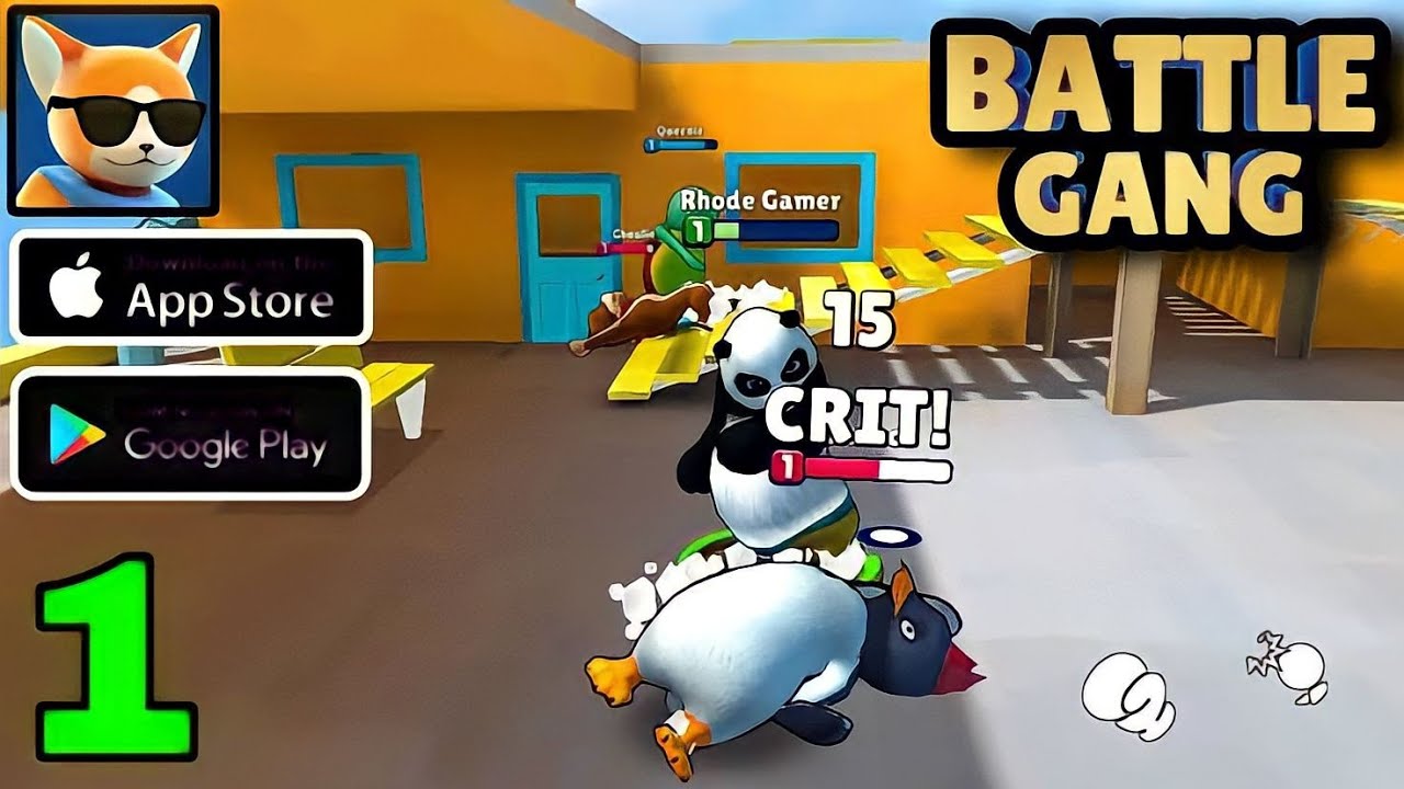 Battle Gang-Fun Ragdoll Beasts Gameplay (Android, iOS) - Part 1 - YouTube