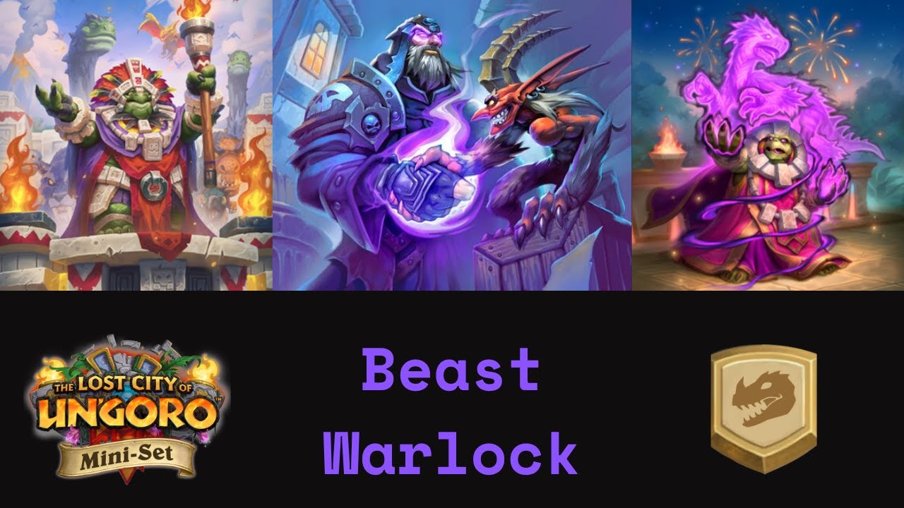 Beast Warlock, New And Really Good Deck! (Hearthstone Standard) - YouTube