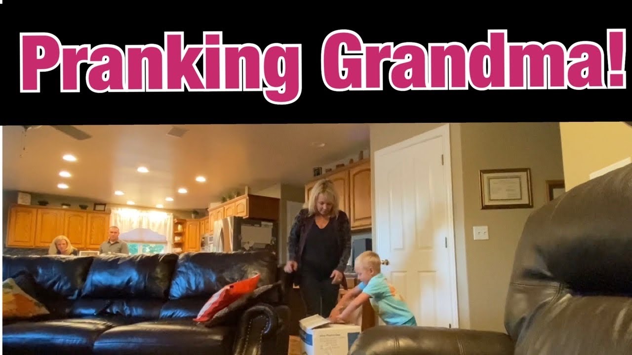 Pranking Grandma! | Grandma screams really loud!! - YouTube