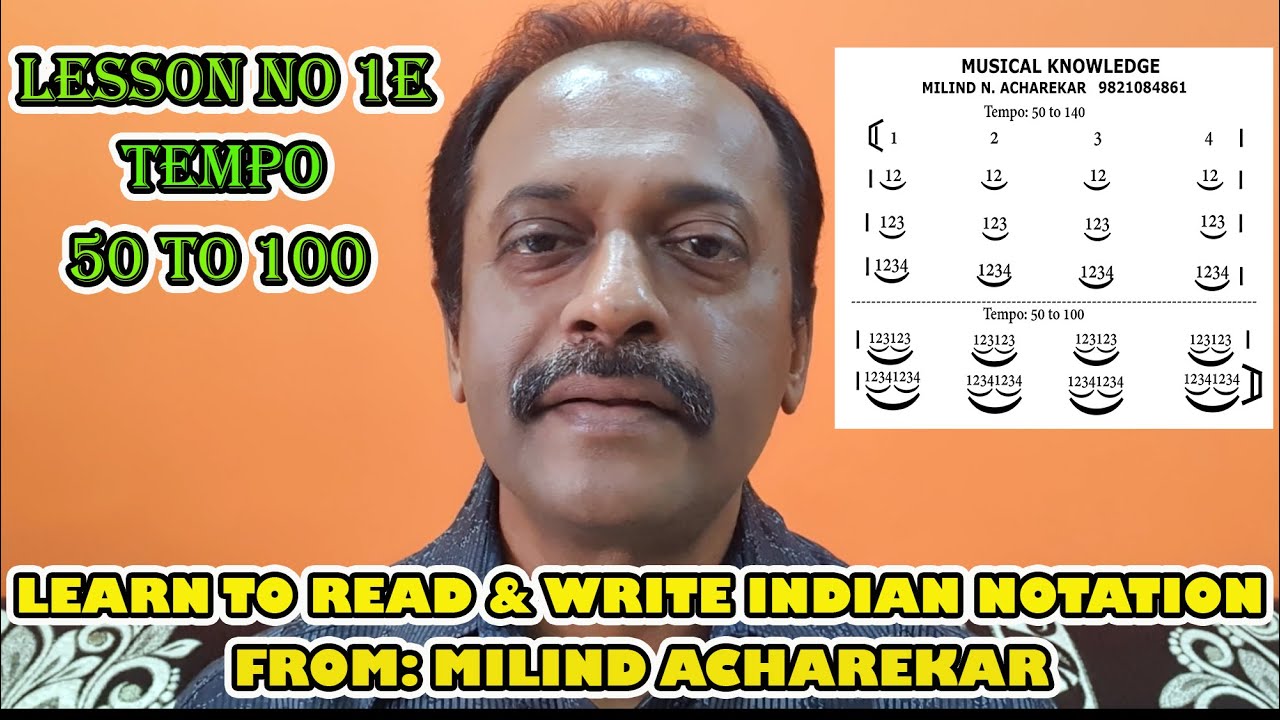 LEARN INDIAN NOTATION LESSON 1E - YouTube