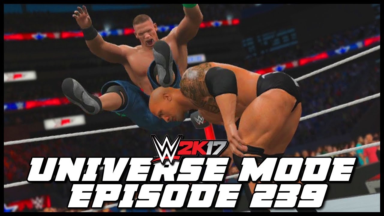 Wwe 2k17 Universe Mode Wrestlemania Part 1 239 Youtube