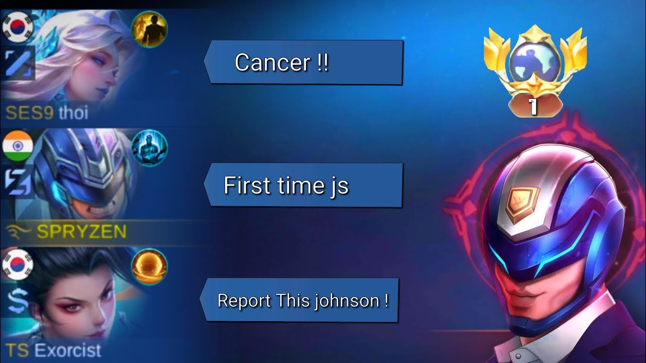 ||Pranking on Teammates ( First time Johnson☠️) || MOBILE LEGEND - YouTube
