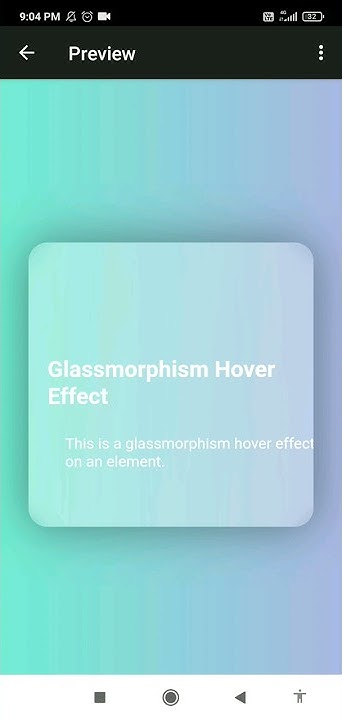 Glassmorphism Hover Effect || CSS|| - YouTube