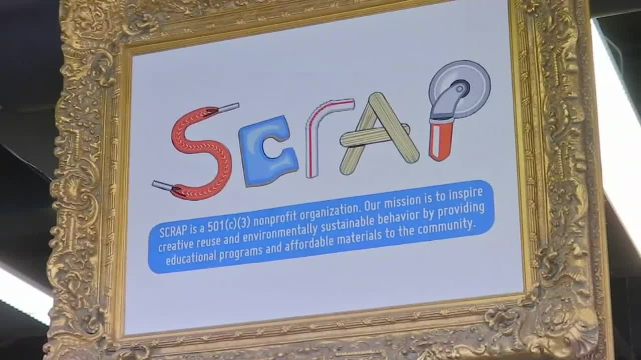 Scrap makes learning a new craft greener - YouTube