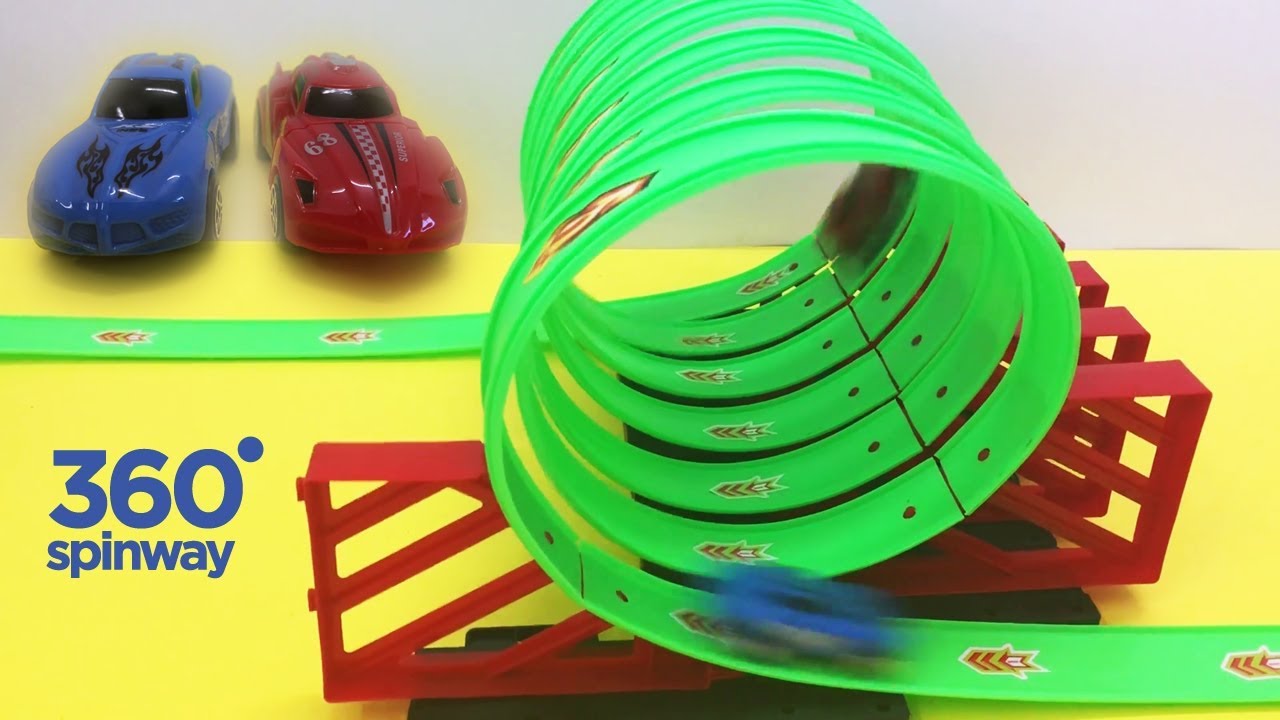 360° Spinway Track Racing for Kids - YouTube