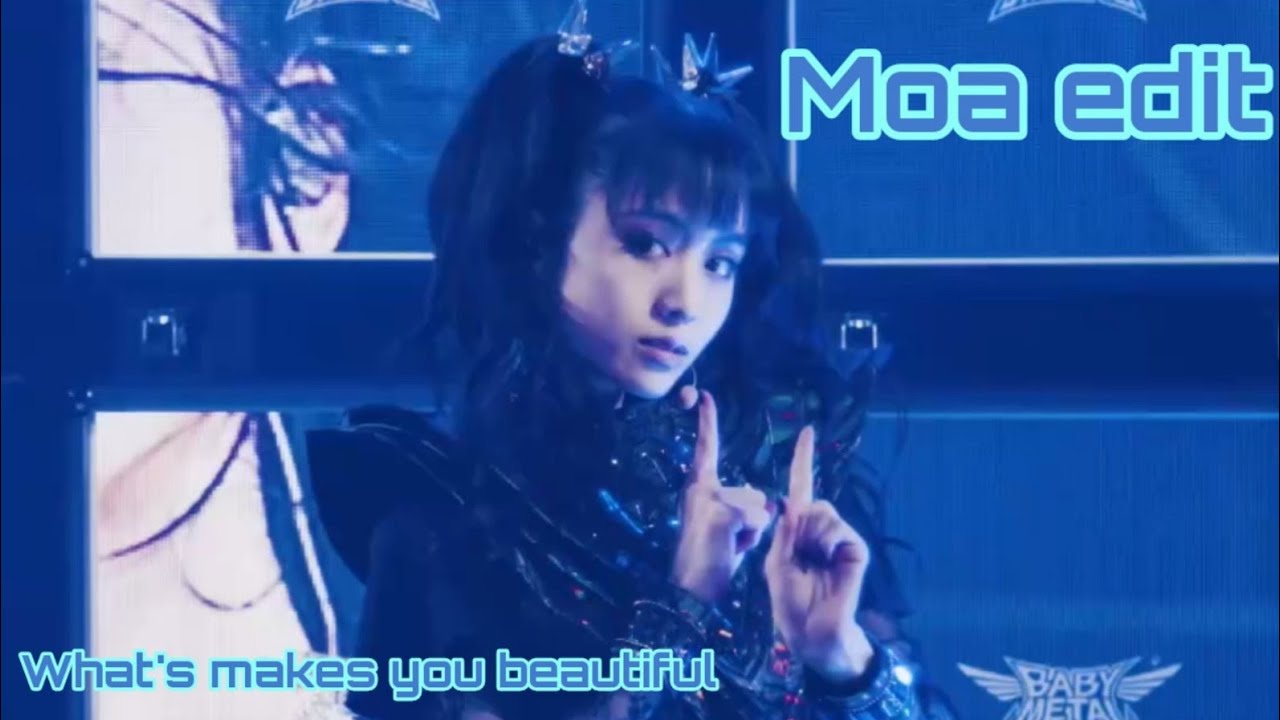 Happy birthday Moametal from Babymetal edit (What's makes you beautiful ...
