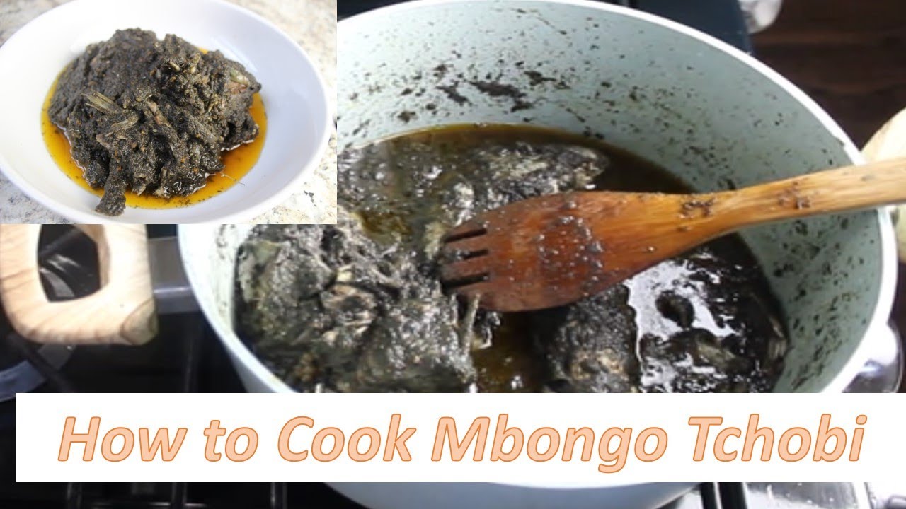 How to cook Mbongo Tchobi || Cameroon Black Stew - YouTube