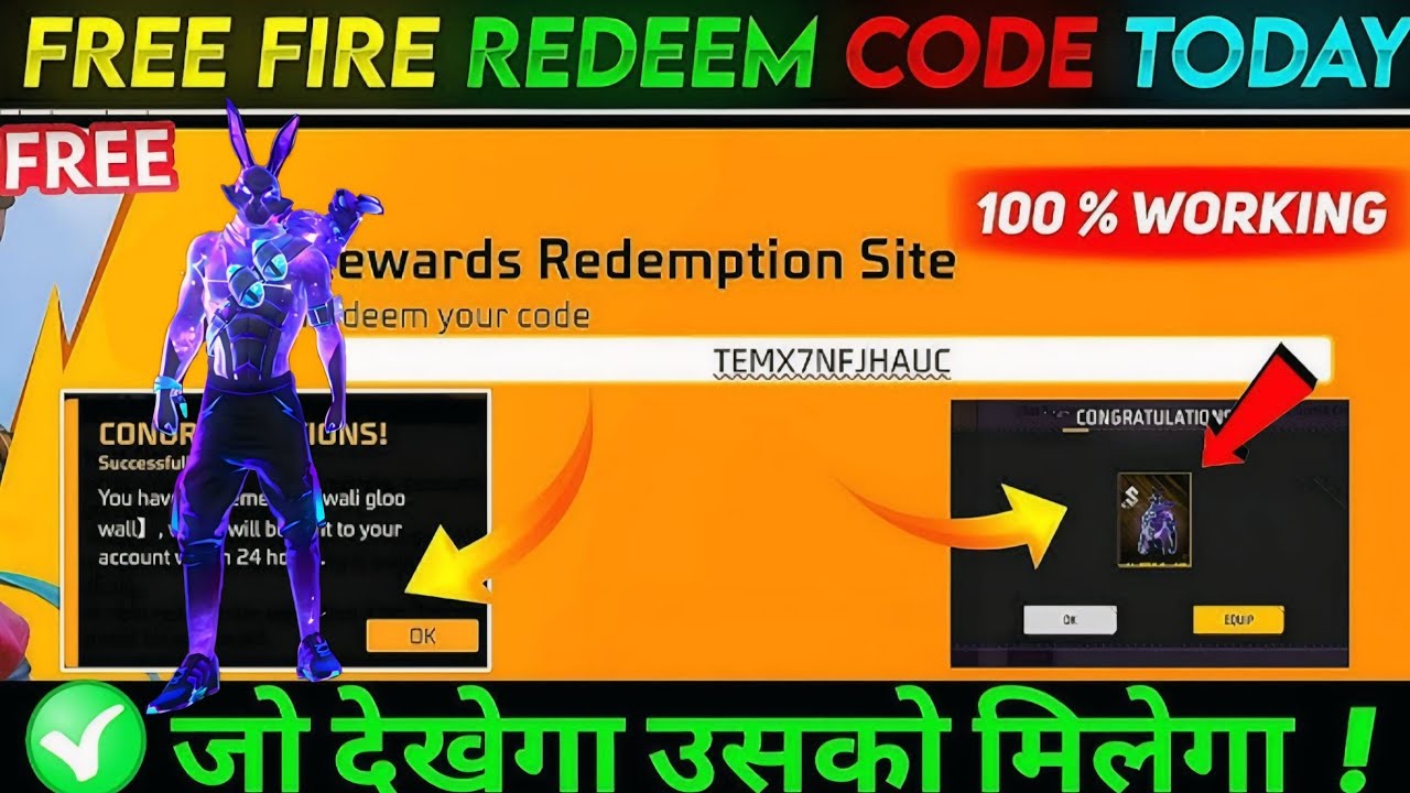 FREE FIRE REDEEM CODE TODAY 22 OCTOBER REDEEM CODE FREE FIRE | FF ...