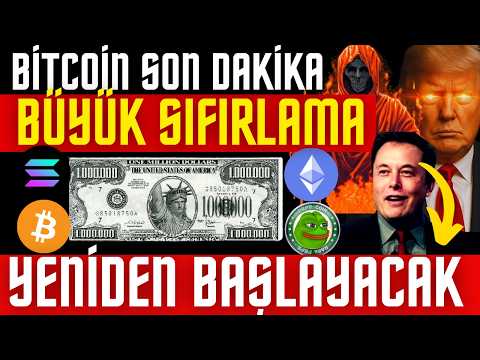 BİTCOİN ANALİZ BÜYK SIFIRLAMA YENİDEN BAŞLAYACAK #BITCOIN #ALTCOIN