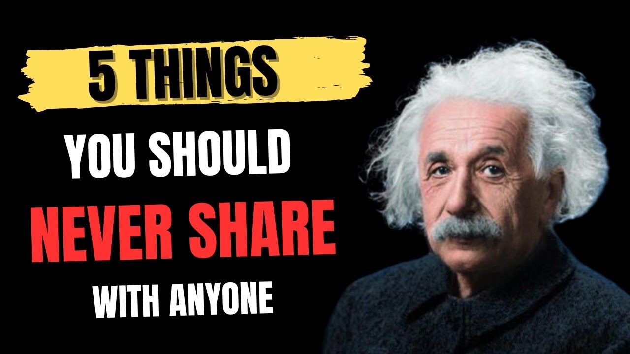 5 Things You Should Never Share With Anyone | life changing ...
