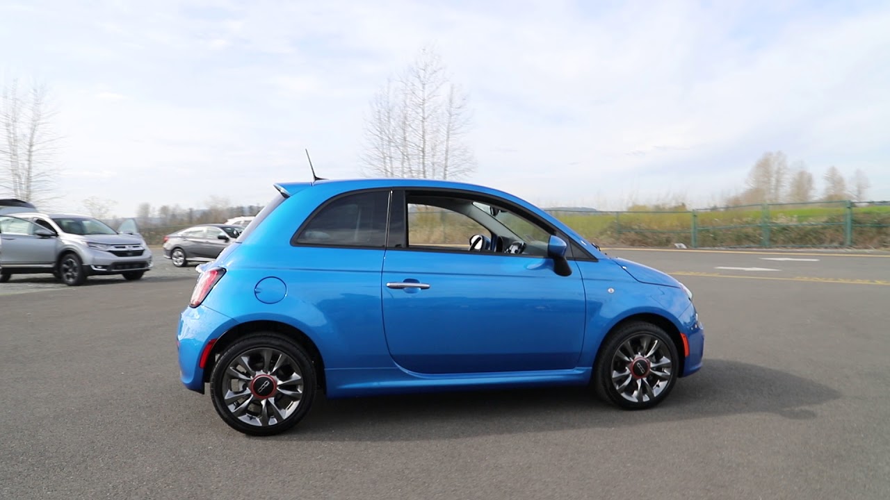 Laser Blue Fiat 500 2015 FIAT 500 Sport Modena Motors Inc