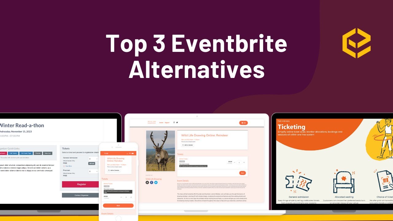 Top 3 Best Eventbrite Alternatives For 2024 (Free + Paid Options) - YouTube
