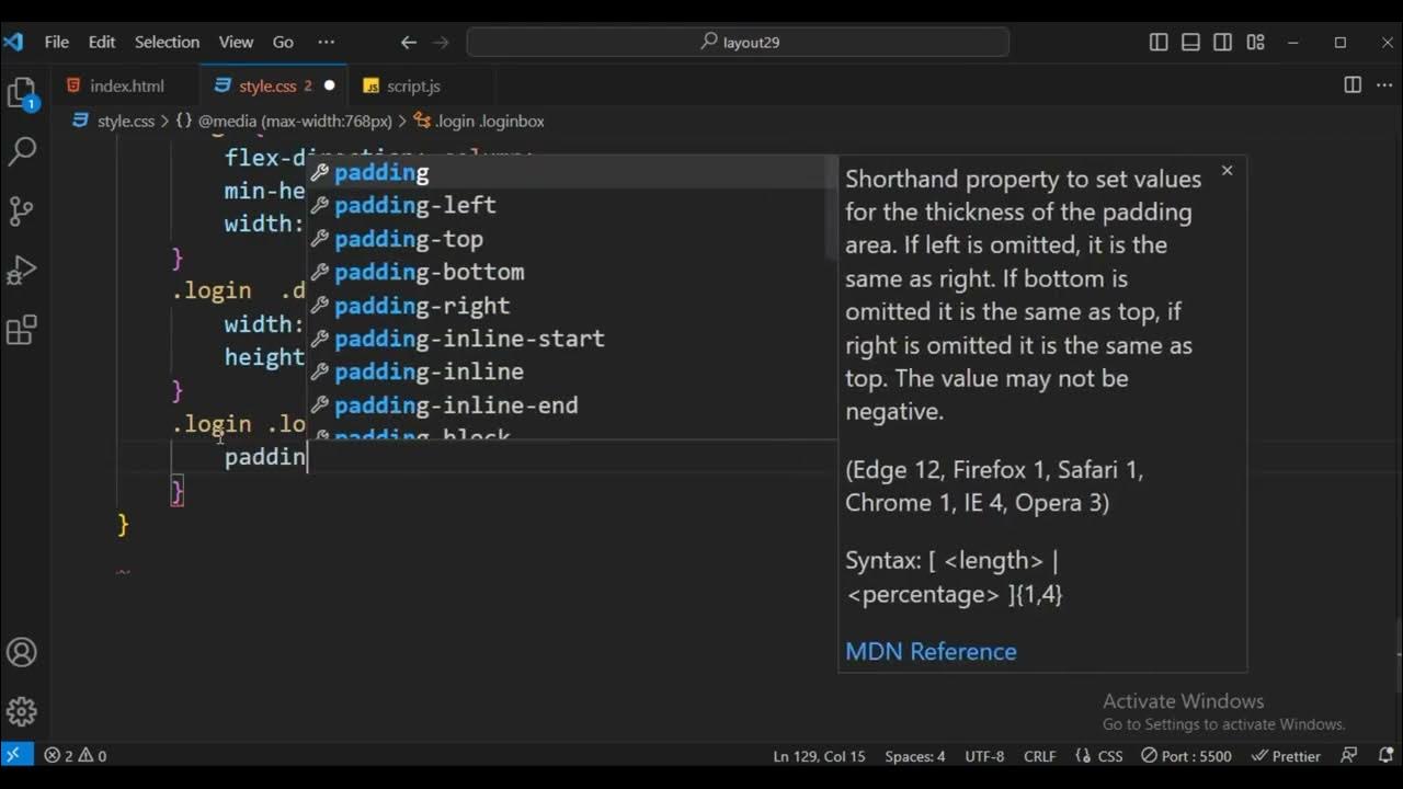 Hello friends lets create an amazing Login form with animation using ...