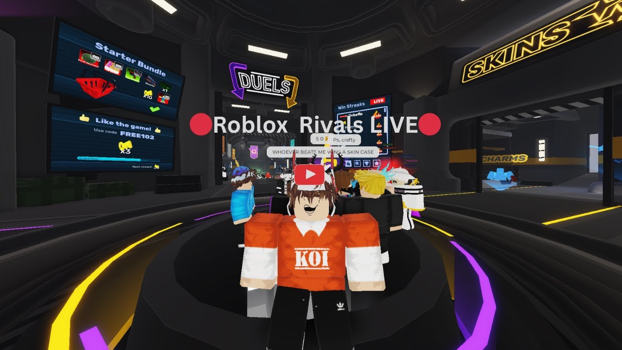 GRINDING MY 1000 STREAK IN RIVALS! (ROBLOX RIVALS) (LIVE) 🔴 - YouTube