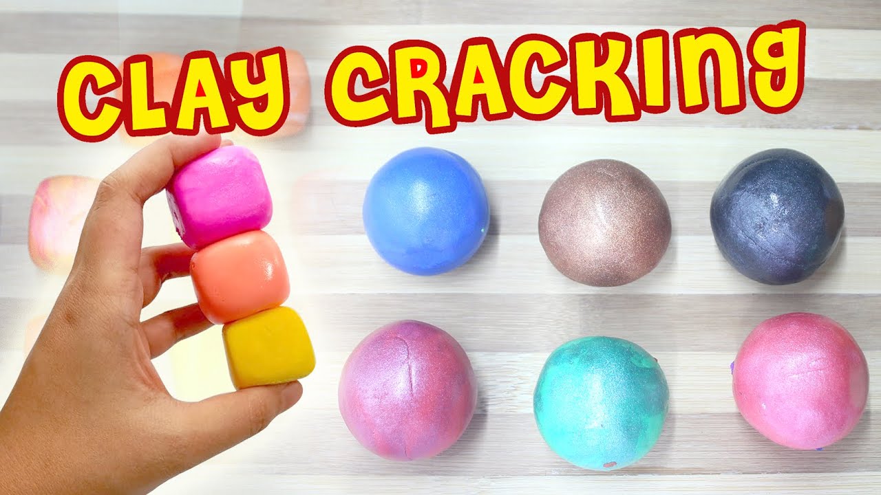 Most Satisfying Clay Cracking Video ASMR 2 - YouTube