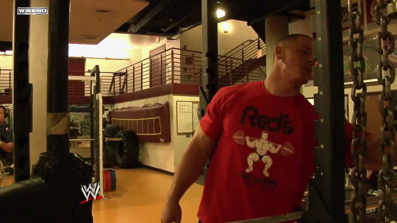 John Cena's incredible leg workout - YouTube