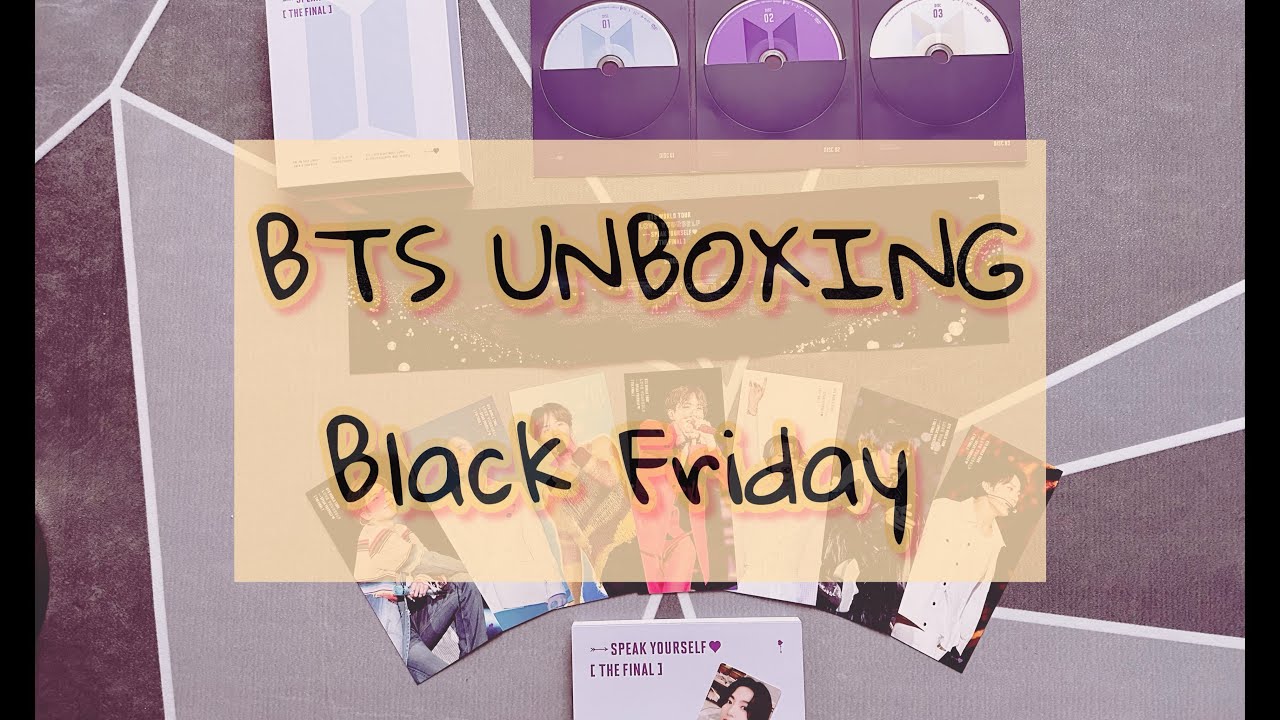 Распаковка BTS ‘Black Friday’ - YouTube