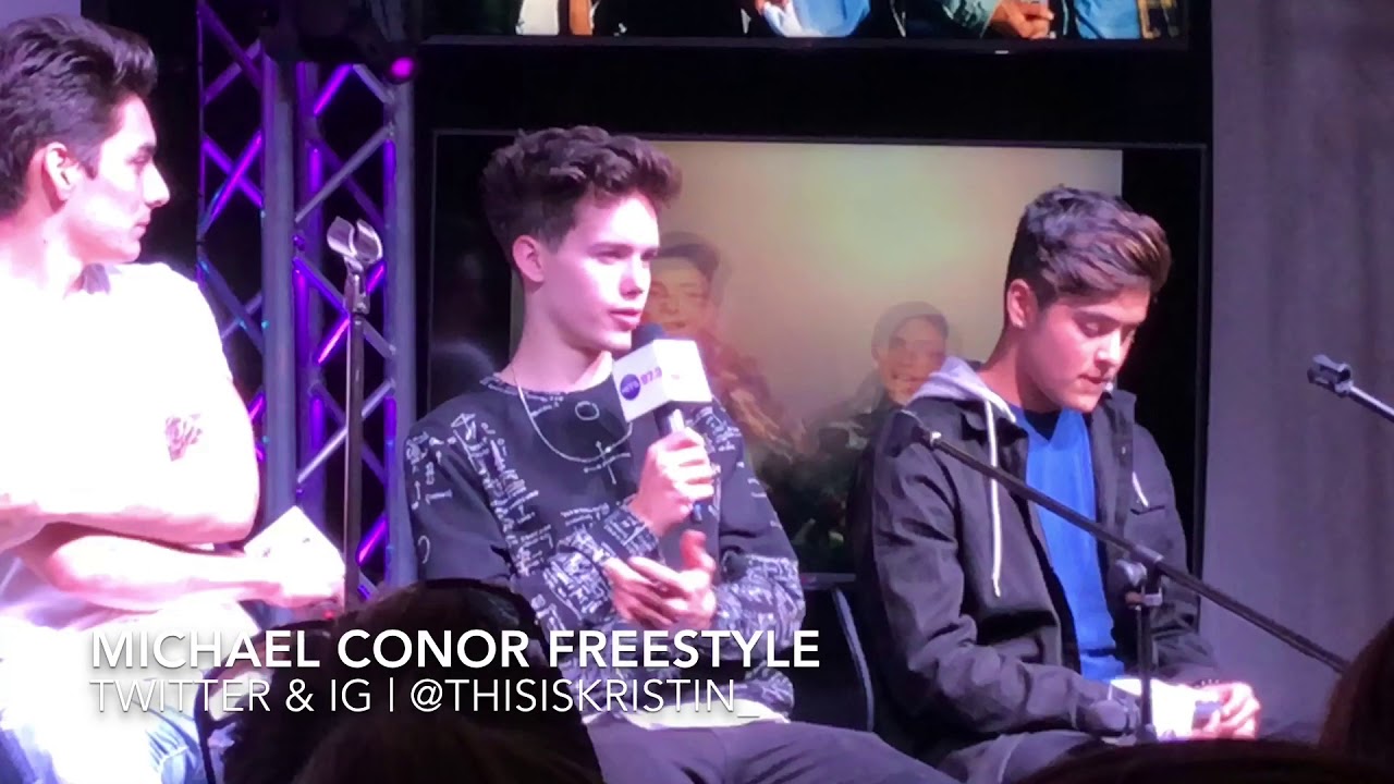 Michael Conor Freestyles at Hits 97.3 Miami Event - YouTube