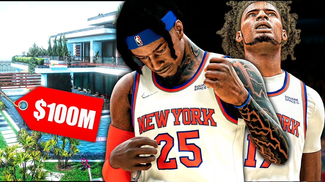 Spending Maxed Contract On $100 Million Mansion 😈| NBA 2k22 MyCareer ...